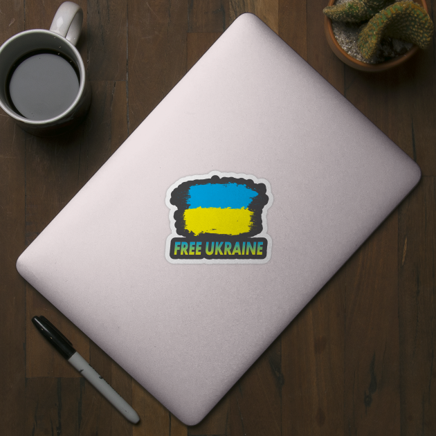 Free Ukraine Ukraine Sticker Teepublic